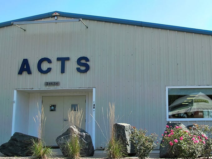 The unassuming exterior of ACTS hides a treasure trove within, like finding a secret passage in your favorite childhood book.