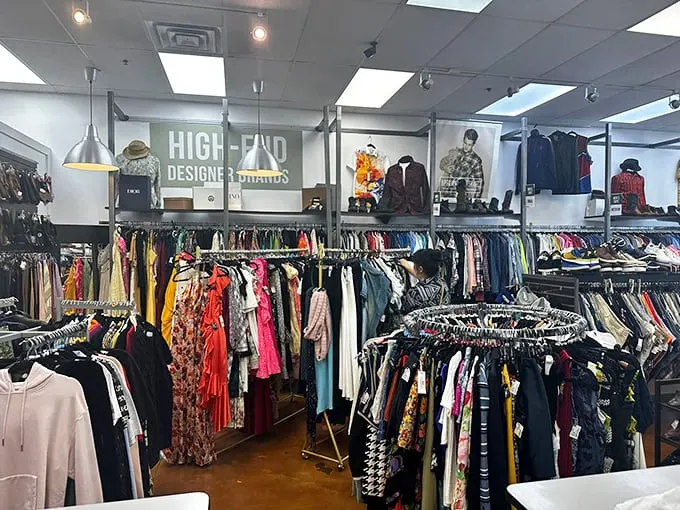 The "High-End Designer" section isn't just a fancy name—it's a promise kept. Where else can you find runway-worthy pieces without needing a Hollywood salary?