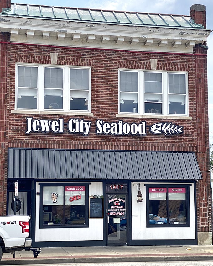 The unassuming brick façade of Jewel City Seafood hides culinary treasures that would make coastal restaurants blush with envy. Sometimes the best discoveries aren't flashy.
