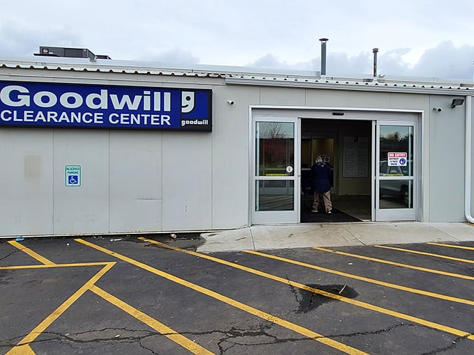 Step through these doors and enter the thrift store equivalent of Willy Wonka's factory – minus the chocolate river, but with twice the surprises.