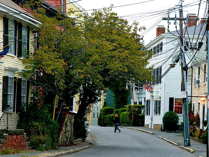 Marblehead’s downtown street blends colonial charm with small-town warmth, like finding the last lobster roll on earth served with a dash of New England magic.