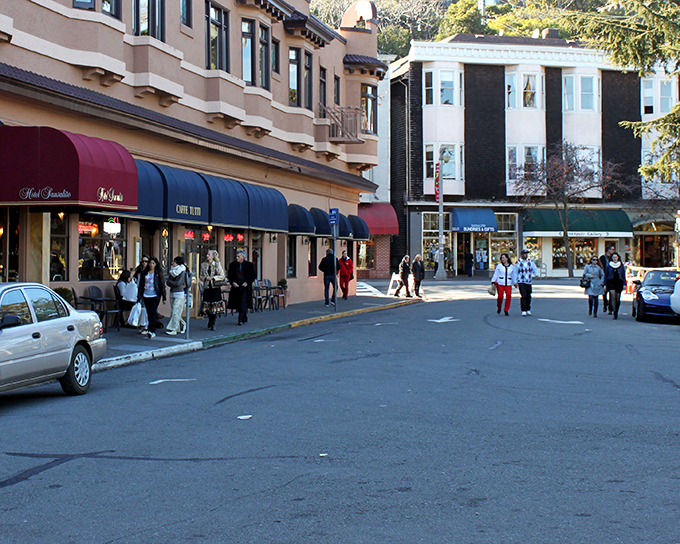 Sausalito's charming downtown invites you to stroll, shop, and sip while soaking in that unmistakable Northern California coastal vibe.