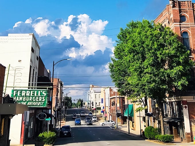Golden hour over Hopkinsville looks like someone gave Mother Nature a Instagram filter and unlimited artistic license.
