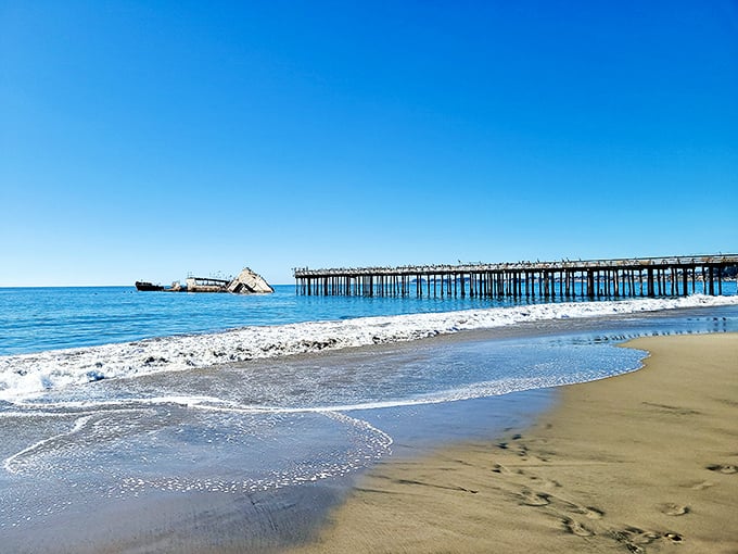 Where the ocean meets golden sand, Seacliff's shoreline stretches into the distance, inviting you to leave footprints and worries behind.