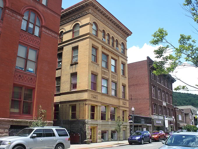 Historic architecture stands proudly along Oil City's streets, where Victorian elegance meets small-town charm in a perfect blend of past and present.
