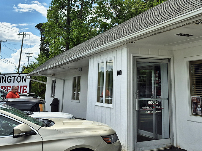 Don’t let the simple white siding fool you—Lexington Barbecue is a North Carolina legend serving flavor that speaks louder than any flashy sign.