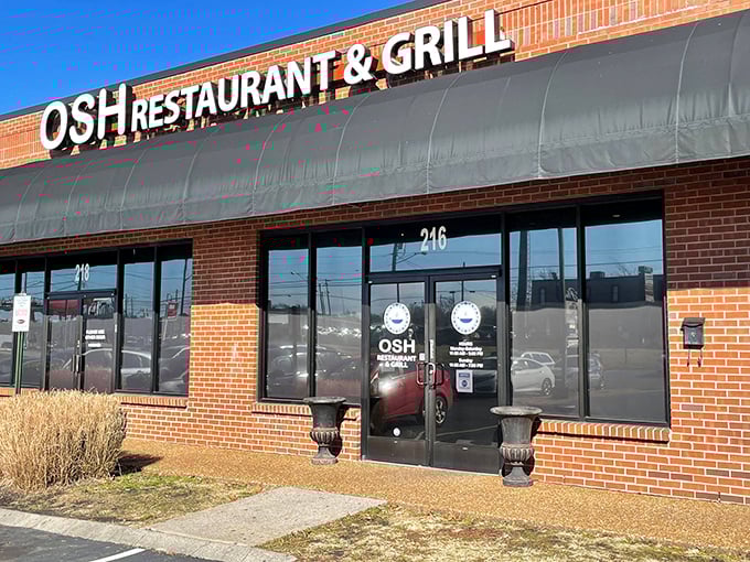 The unassuming brick exterior of OSH hides a culinary treasure trove. Like finding Shakespeare performing at your local high school auditorium—unexpected brilliance awaits inside.