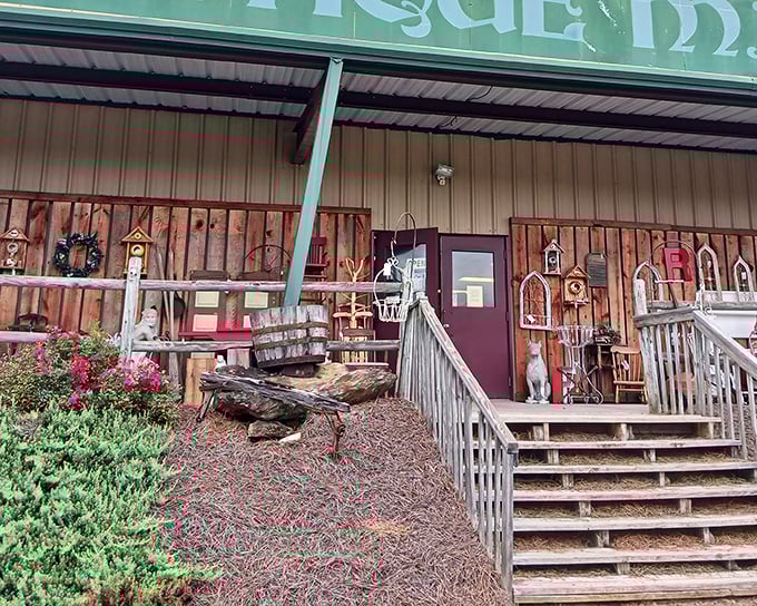 Those wooden steps aren't just stairs—they're a time machine disguised as a staircase, leading to decades of memories waiting to be rediscovered.