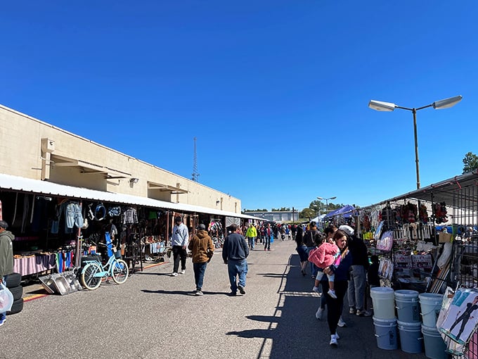 The ultimate treasure hunter's playground stretches before you under Oklahoma's big blue sky, where one person's castoffs become another's prized possessions.