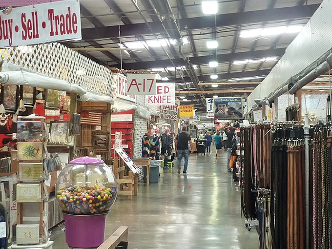 1. the massive flea market in tennessee where $35 fills your whole car with bargains