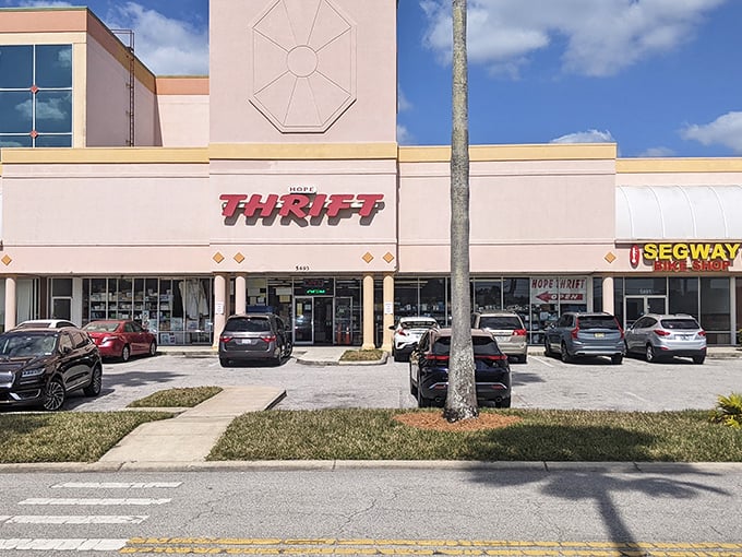 From the outside, you'd never guess the labyrinth of treasures waiting inside. Like a TARDIS of secondhand shopping, it's bigger on the inside.