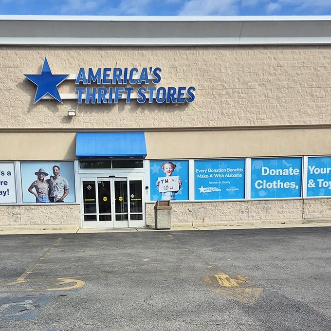 That iconic blue star beckons bargain hunters like a retail lighthouse, promising adventures in secondhand shopping that could fill an afternoon or empty a wallet.