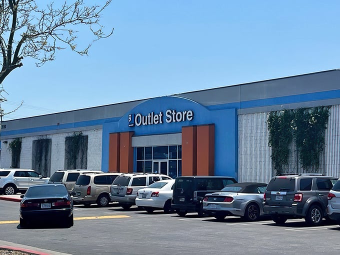The unassuming blue and orange facade hides a treasure hunter's paradise. Like a Vegas casino, what happens inside could change your fortune forever.