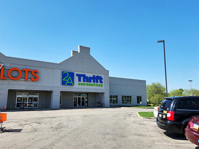 The facade of 2nd Ave Thrift Superstore promises treasure hunting that won't require a second mortgage.