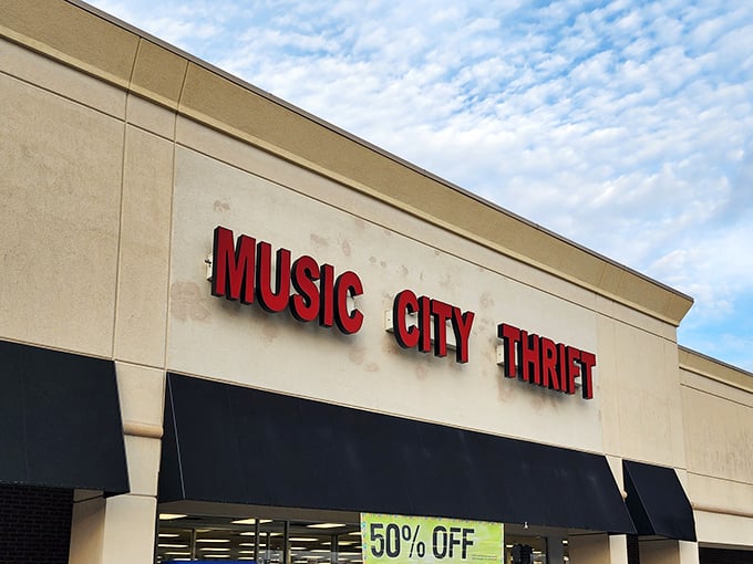 That red sign isn't messing around – this place means business in the best possible way.