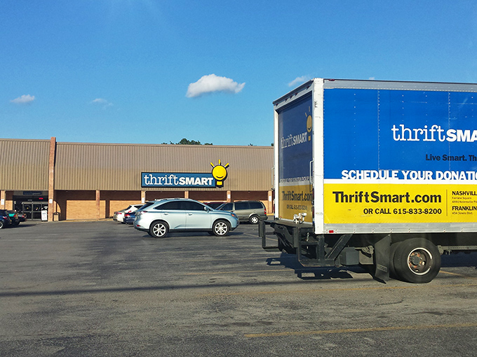 ThriftSmart's exterior might not scream "retail paradise," but inside awaits a treasure hunter's dream where bargains multiply faster than your grandmother's knickknack collection.