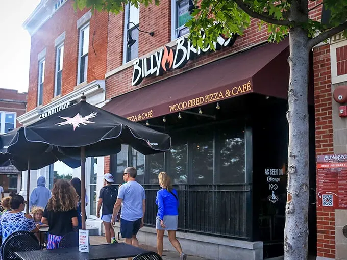 The charming brick facade of Billy Bricks welcomes hungry visitors to downtown Wheaton like an old friend inviting you over for dinner.