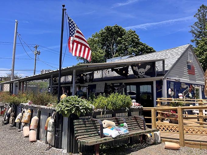 The unassuming exterior of Stowe's Seafood stands as a beacon to seafood lovers—proof that the best treasures often hide in plain sight.