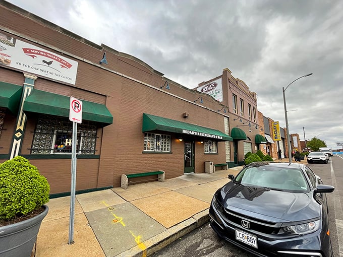 The corner where comfort food dreams come true! Hodak's iconic green awnings and vintage signage have been welcoming hungry St. Louisans for generations.