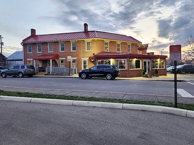 The unassuming brick exterior of Old Canal Smoke House proves once again that the best BBQ joints don't need fancy facades to serve extraordinary food.