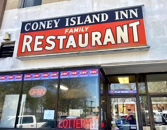 That classic neon sign beckons hungry travelers like a lighthouse for the famished. Some signs promise more than they deliver—this one understates.
