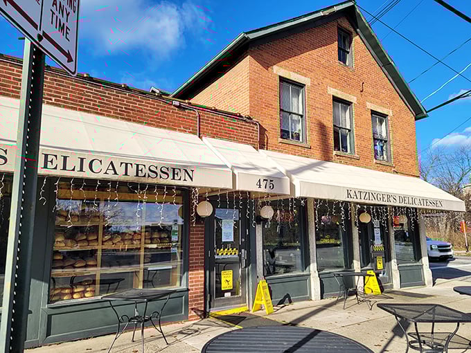 Step inside where outdoor seating invites you to enjoy your sandwich al fresco, people-watching included at no extra charge.