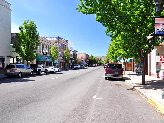 Main Street stretches out like America's favorite small-town postcard, complete with actual parking spaces you can find.