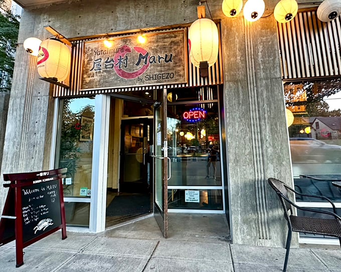 The glowing lanterns outside Yataimura Maru aren't just decoration—they're beacons calling hungry Portlanders to this slice of Tokyo tucked into the Pacific Northwest.