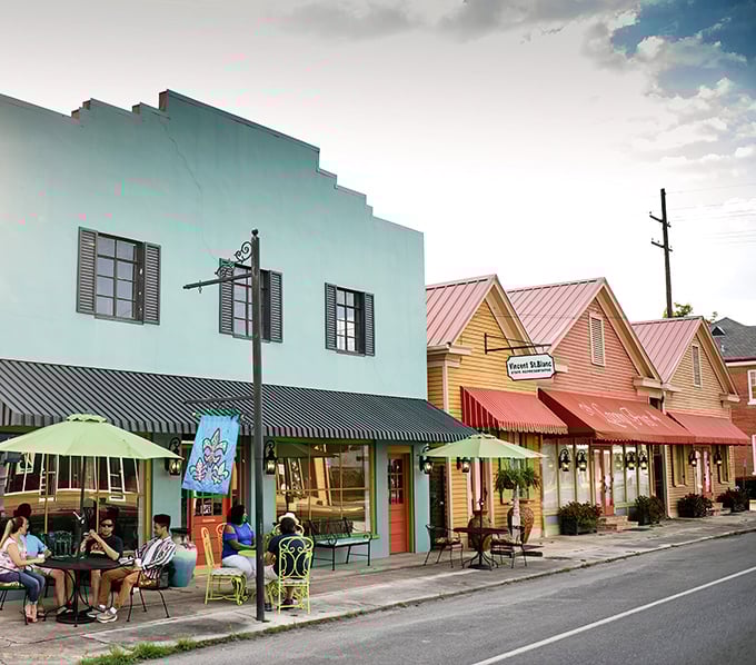 Those cheerful storefronts aren't just pretty faces—they're proof that charm doesn't require a mortgage-sized budget.