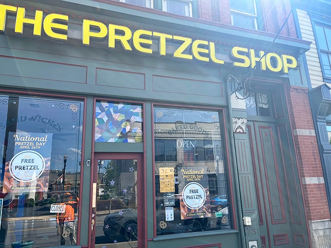 During National Pretzel Day, this South Side institution becomes pretzel paradise—offering free twisted treasures to celebrate the beloved Pennsylvania staple.