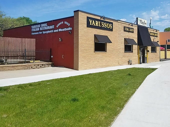 The brick fortress of flavor on Payne Avenue, where carbs and comfort have been holding court for generations.