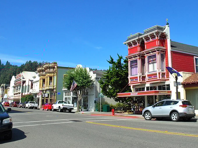 Main Street Ferndale looks like a film set, but unlike Hollywood, these Victorian beauties are the real deal—no special effects required.