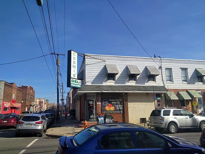 The unassuming corner spot that proves Philadelphia's best food treasures don't need neon signs—just perfect cheesesteaks and a loyal following.
