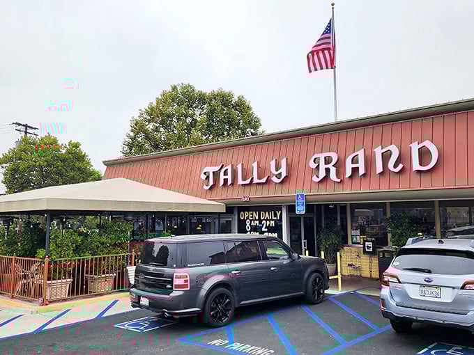 That American flag isn't just decoration—it's a promise that inside these walls, you'll find the kind of honest-to-goodness American cooking that makes patriotism delicious.