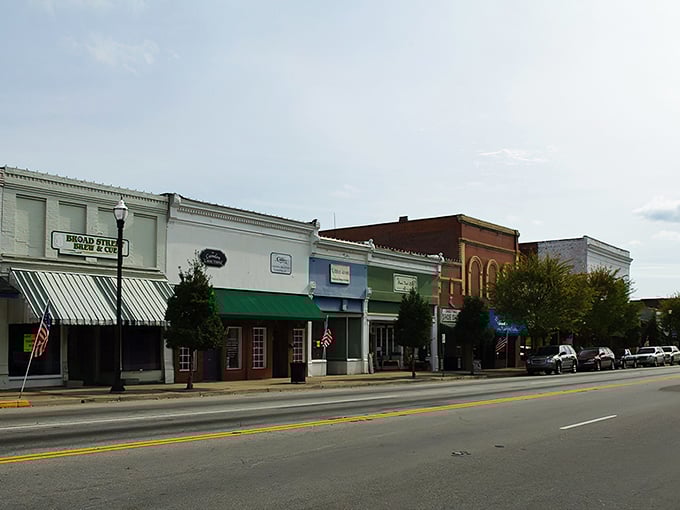 Broad Street’s colorful storefronts line up like old friends on a front porch, each one carrying a story, a smile, and a reminder that charm doesn’t have to be complicated.