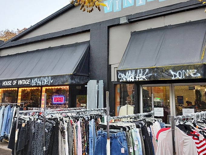 The unassuming exterior belies what awaits inside – like finding Narnia in a wardrobe, but with better outfit options.