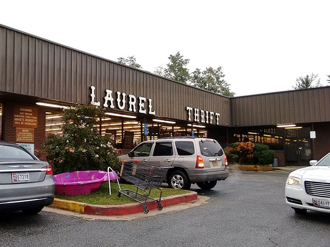 The unassuming exterior of Laurel Thrift belies the wonderland within—like finding the wardrobe to Narnia in a strip mall. 