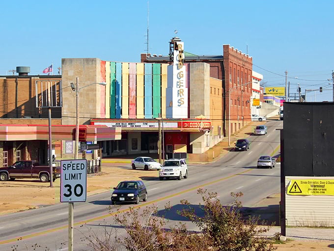 A wide street and a classic theatre give downtown Poplar Bluff that Norman Rockwell vibe—without the inflated real estate prices of bigger cities.