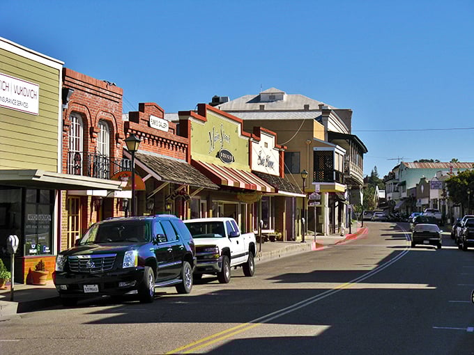 Main Street Jackson whispers Gold Rush tales while offering modern-day bargains. History and affordability shake hands on every corner.
