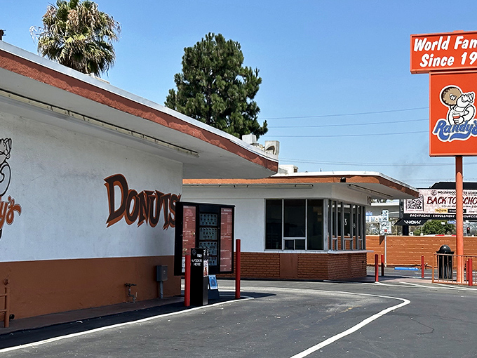 The unassuming exterior of Randy's Donuts in Inglewood hides a world of sweet treasures within. Sometimes the most extraordinary pleasures come in the most ordinary packages.