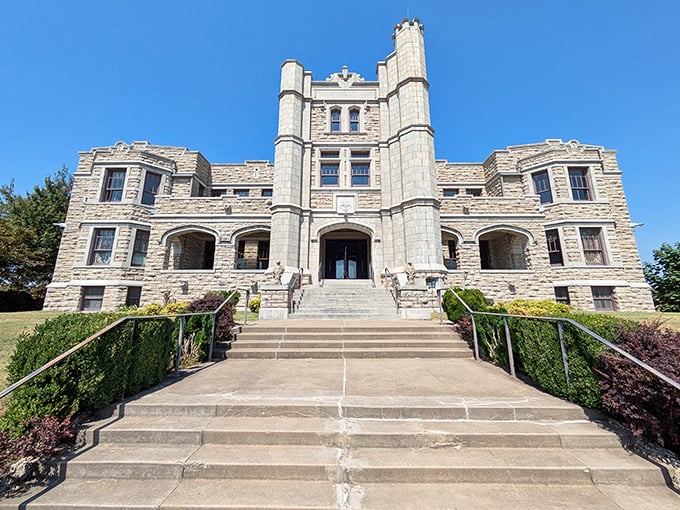 Straight out of a fairy tale, this limestone fortress in Springfield makes you wonder if you took a wrong turn and ended up in medieval Europe.