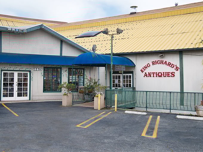 The unassuming exterior of King Richard's belies the treasure trove within—like finding the entrance to Narnia behind a hardware store.