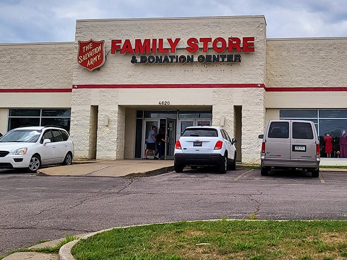 Shoppers arrive with empty trunks and leave with full hearts—and cars—at this unassuming thrift emporium on SE 14th Street.