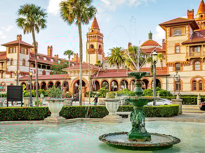 Flagler College's stunning Spanish Renaissance architecture makes you wonder if you took a wrong turn and ended up in Mediterranean royalty's summer home.