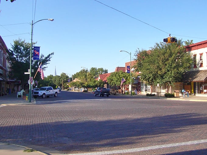 Downtown Lindsborg's brick-paved streets aren't just Instagram-worthy – they're a time machine to a simpler era where neighbors still wave hello.