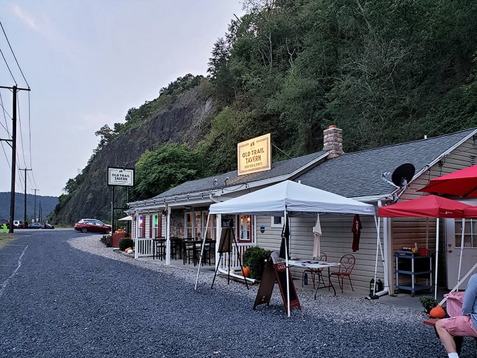 Nestled against dramatic Pennsylvania hillsides, this roadside gem proves great steakhouses don't need downtown addresses or valet parking.