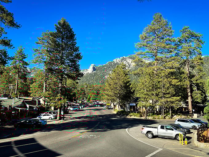 Main Street magic where mountains meet Main Street. The kind of place where "rush hour" means three cars waiting for a family of deer to cross.