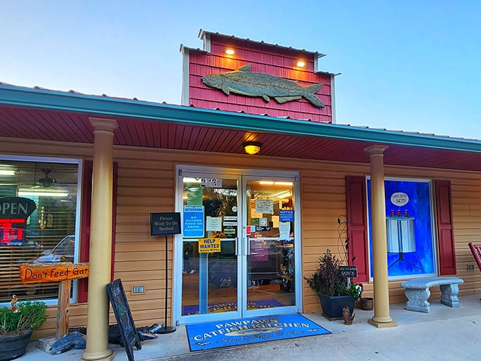 That catfish sign isn't just advertising – it's making a promise your taste buds will thank you for keeping.