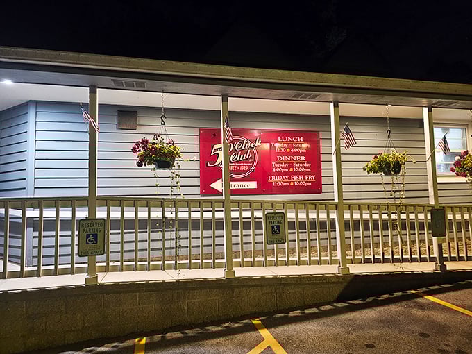 The blue cottage exterior of 5 O'Clock Club looks more like your favorite aunt's lakeside retreat than Wisconsin's temple of fried perch perfection.