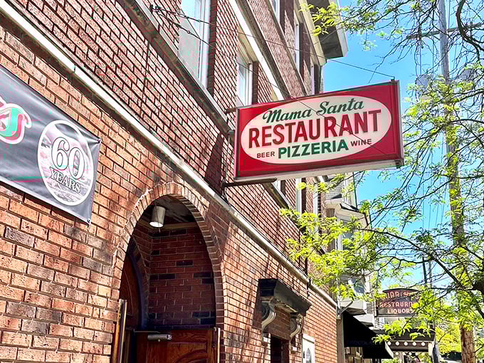 The iconic red sign beckons like an old friend, promising simple pleasures that generations of Clevelanders have come to treasure.